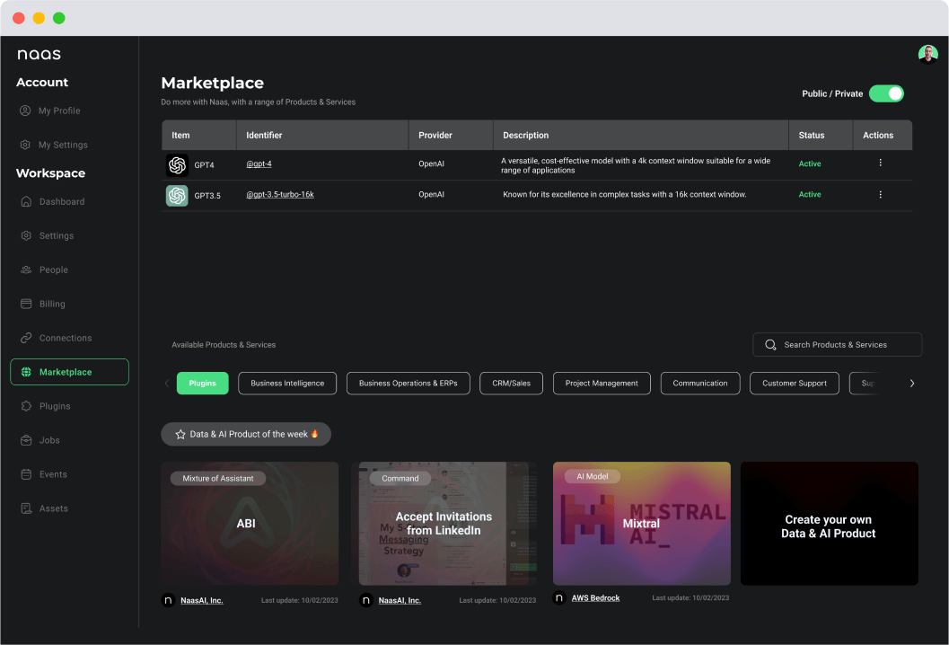 Naas | Universal Data & AI Platform Naas | Universal Data & AI Platform